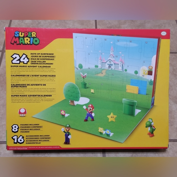 Mattel | Toys | Nintendo Super Mario Popup Environment Advent Calendar ...